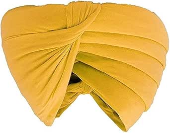 Men Casual Cotton Turban Traditional Indian Sardar Pagg Sikh Punjabi ...