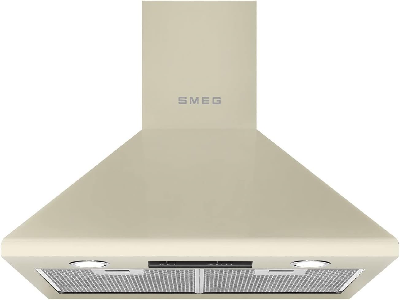 Smeg 60cm Chimney Cooker Hood - Cream : Amazon.co.uk: Large Appliances