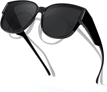 Amazon.com: Myiaur Polarized Fit Over Glasses Sunglasses for Women ...