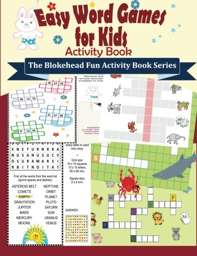 Easy Word Games for Kids Activity Book: ( The Blokehead Fun Activity ...