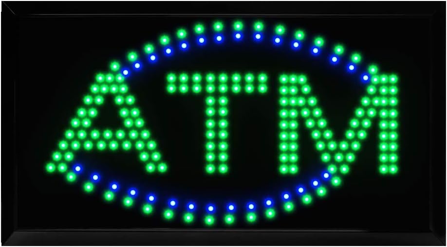 Amazon.com: Boshen LED ATM Sign for Business LED Display Sign Display ...