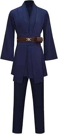 Amazon.com: Adult Anakin Tunic Robe Costume Knight Outfit Halloween ...