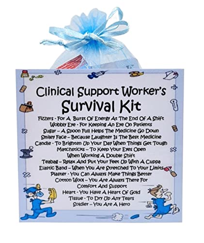 Clinical Support Worker's Survival Kit ~ Fun Novelty Gift & Greetings ...