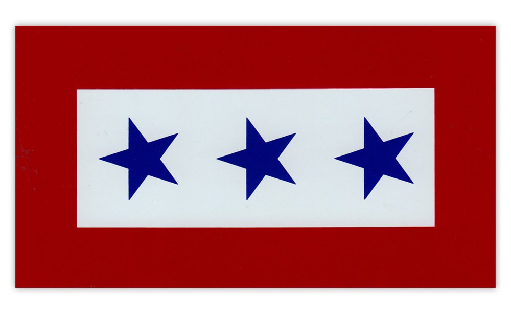 Blue Star Flag Sticker