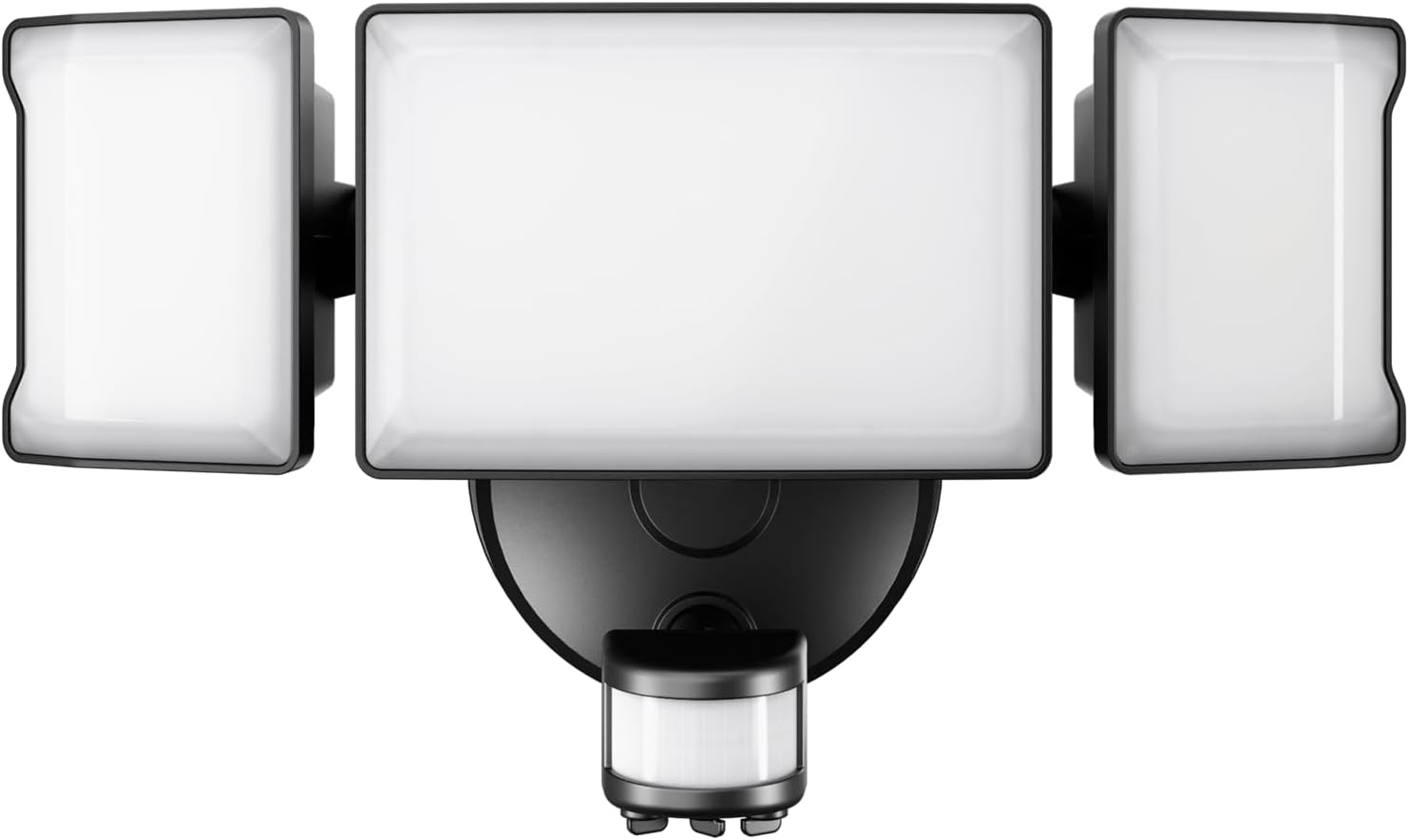 Olafus 65W Motion Sensor Outdoor Lights, 6000lm Hardwired Motion Flood ...