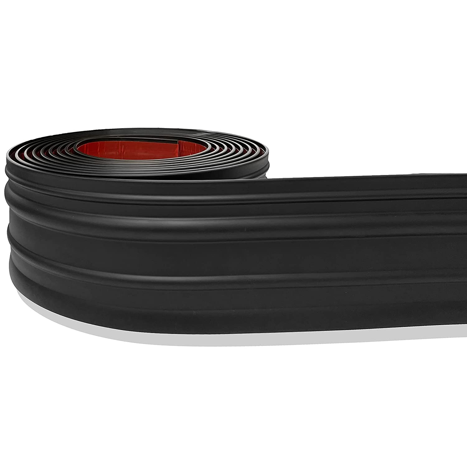 Proflex Decor Black Vinyl Wall Base, 6 inch X 20 ft - Wall Base Trim ...