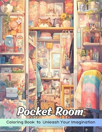 Pocket Room Coloring Book: Pocket Room Coloring Page, A Journey Through ...