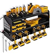Amazon.com: Spampur Power Tool Organizer with Charging Station, 6 Drill ...