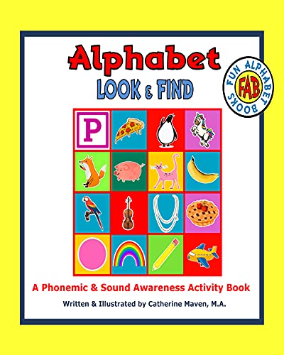 Alphabet LOOK and FIND: A Phonemic & Sound Awareness Activity Book (Fun ...