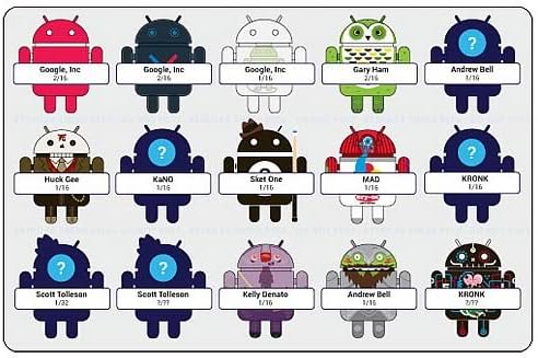 Amazon.com: Google Android Phone Mascot Series 3 Vinyl Minifigure ...
