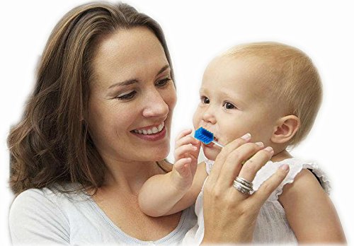 Amazon.com : Baby oral cleaning sponge swab, oral care swab, single use ...