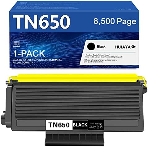 Amazon.com: HUIAYA TN650 TN-650 Toner Cartridge Replacement for Brother ...