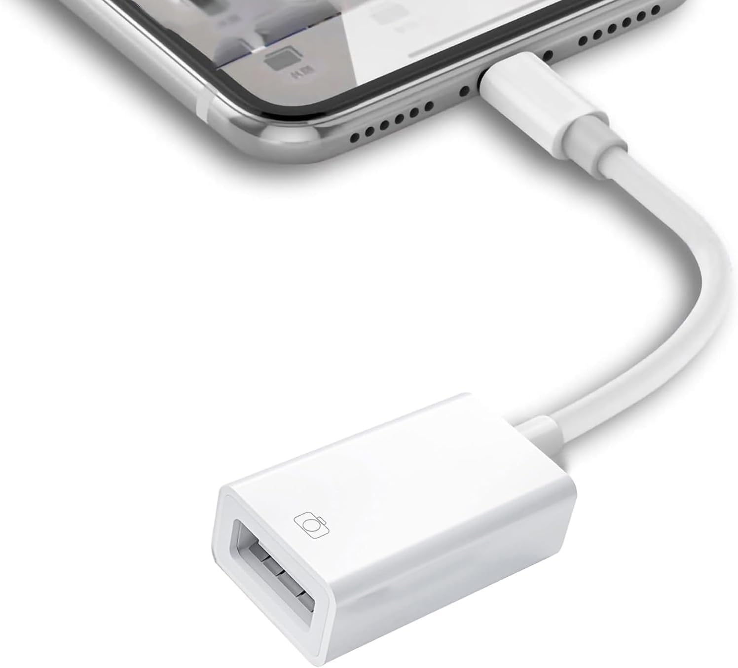 Amazon.co.jp: 【ニューモデル】Apple MFi認証 iPhone usb 変換アダプタ OTGケーブル データ双方向伝送 写真 ...