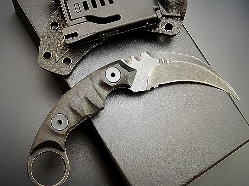 Snapklik.com : Ccanku C1691N Fixed Blade Knife,D2 Steel Nylon ...
