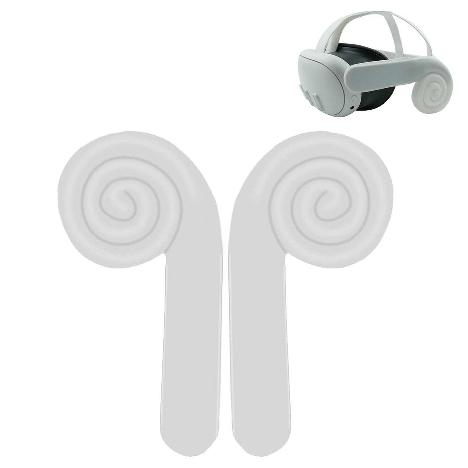 Amazon.com: XHSESA Silicone Ear Muffs for Meta Quest 3 VR Headset to ...