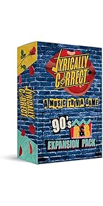 Amazon.com: Lyrically Correct '90s & 2000s Music Trivia Card Game - Hip ...