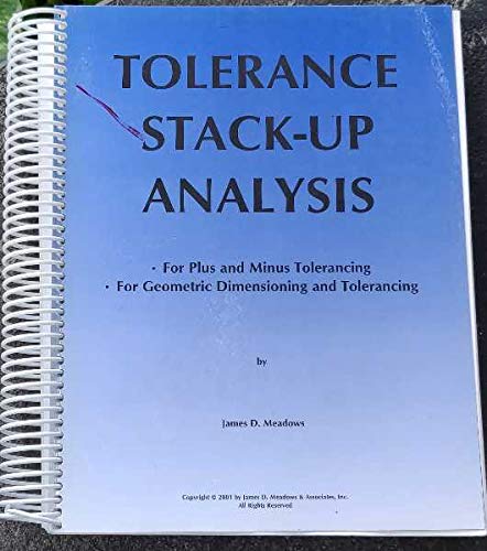 Tolerance stackup Analysis : James meadows, James meadows: Amazon.in: Books