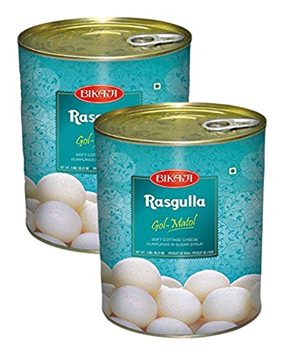 Reliance Combo - Bikaji Traditional Sweets Rasgulla, 1kg (Buy 1 Get 1 ...
