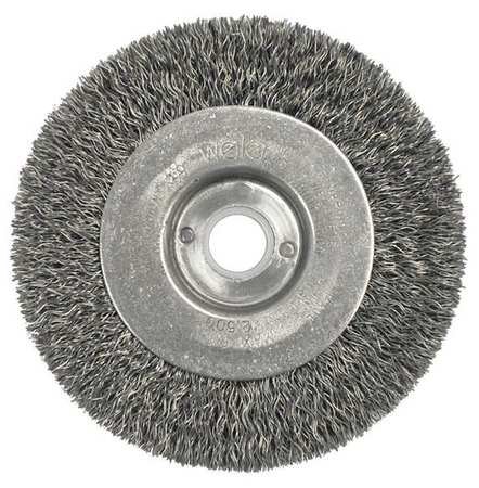 Crimped Wire Wheel Wire Brush, Arbor, 4": Amazon.com: Industrial ...