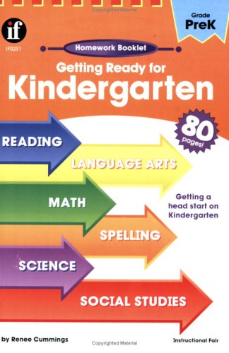 Amazon.com: Getting Ready for Kindergarten Homework Booklet (Homework ...