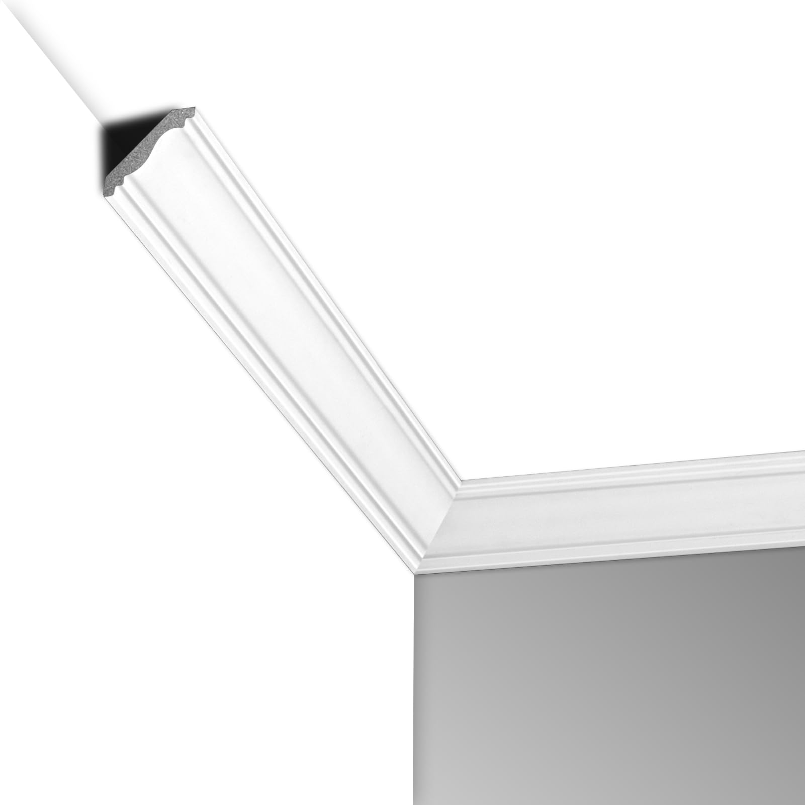 Amazon.com: Art3d 10-Pack White Ceiling Crown Molding Trim, High Impact ...