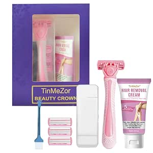 Amazon.com : TinMeZor Razors Silky Smooth Shave,5 Bladed Razor for a ...
