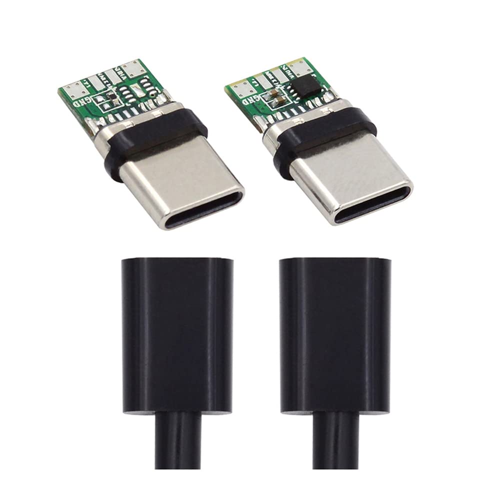 Amazon.com: cablecc DIY OEM 2sets/lot 24pin Connector Plug USB Type C ...
