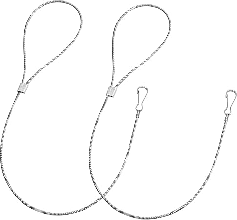 Amazon.com: Biaungdo 2 Pcs Adjustable Gate Latch Cable Pull, Stainless ...