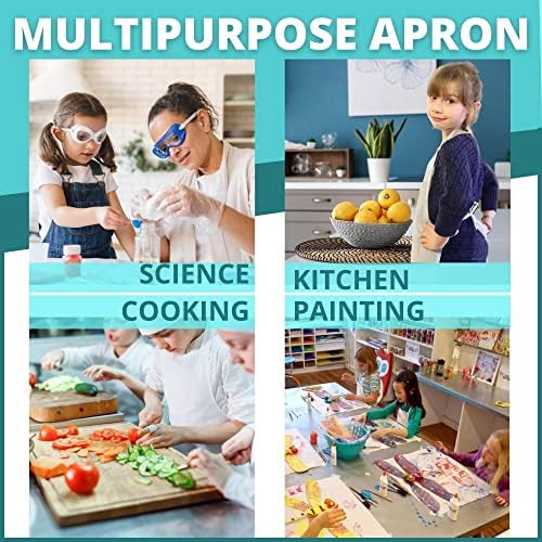 Amazon.com: LIVTEK4LYFE Disposable Aprons Kids - Kids Aprons Bulk ...