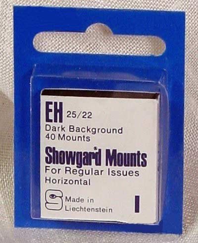 Amazon.com: Showgard Pre-Cut Black Stamp Mounts Size E22/25 : Toys & Games