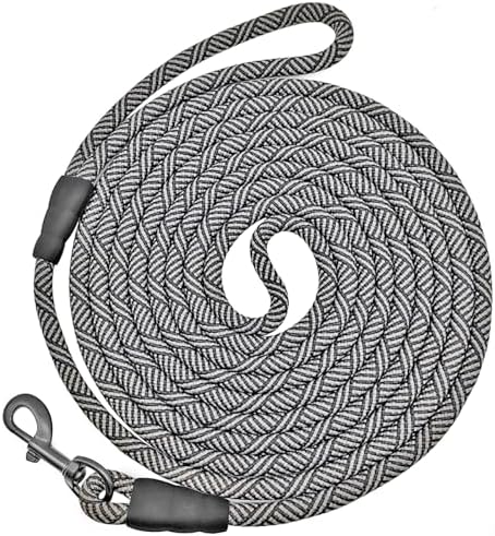 Amazon.com : NTR Heavy Duty 30FT Bule Dog Leash, 15FT Black Dog Leash ...