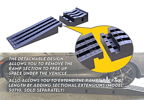 Snapklik.com : MaxxHaul 50709 Detachable Extendable Car Ramp Set ...
