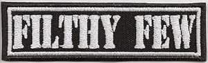 Filthy Few Biker MC Motorcycle Club Rangabzeichen Biker Aufnäher Patch ...