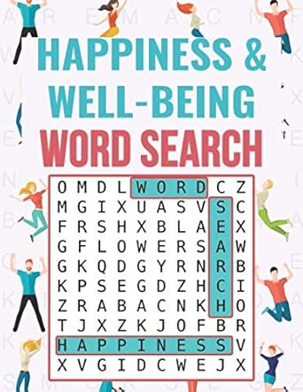 Happiness & Well-being Word Search: Large Print Word Search Puzzle Book ...