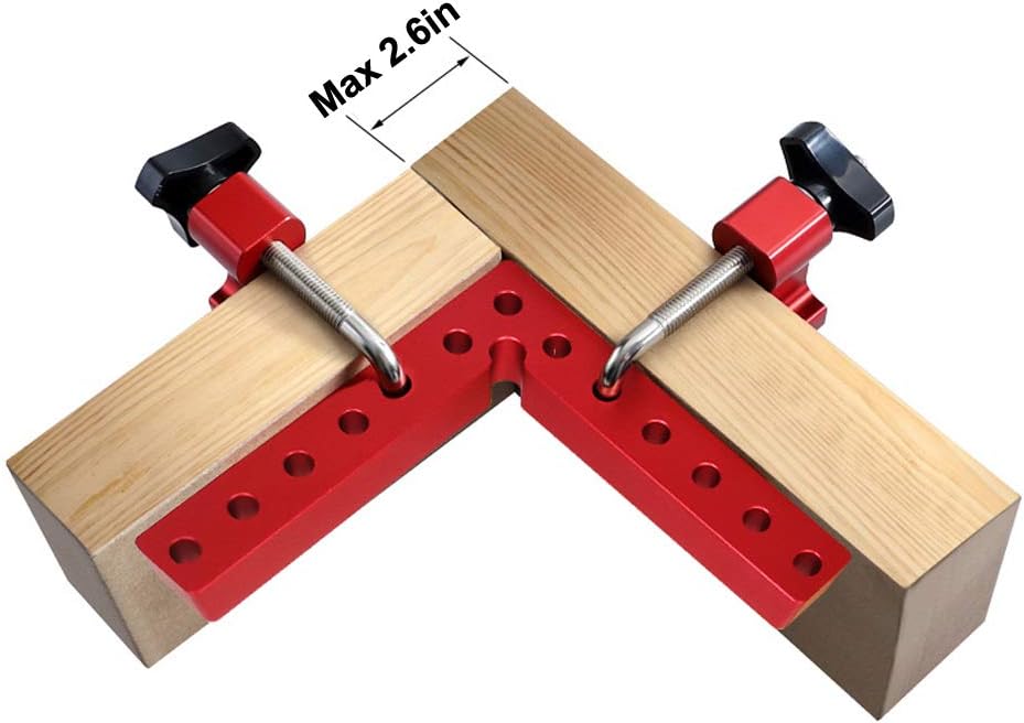 DUEBEL Aluminium Alloy Clamping Square Right Angle Clamp L-Type Corner ...