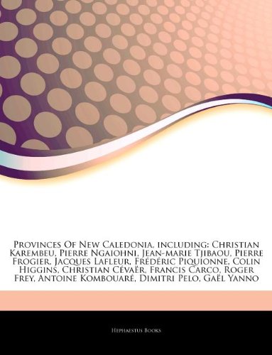 Amazon | Articles on Provinces of New Caledonia, Including: Christian ...