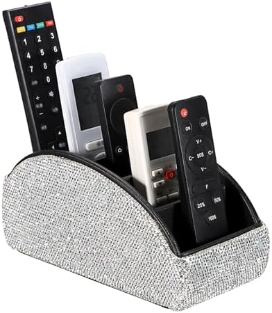 Amazon.com: GOTHICO Mirrored Remote Holder, Wall Mounted Crush Diamond ...