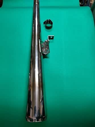 Amazon.co.jp: Sym’z Craft シムズクラフト トラディショナルメガホンマフラー スリップオン SR400 SR500 ...