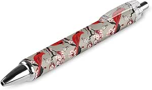 Amazon.com : Cute Retractable Ballpoint Pen, Cherry Blossom Cardinal ...