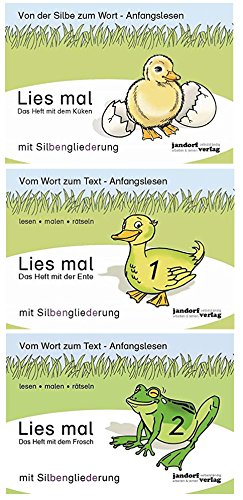 Lies mal Küken, 1 Ente, 2 Frosch mit Silbengliederung : Amazon.de: Bücher