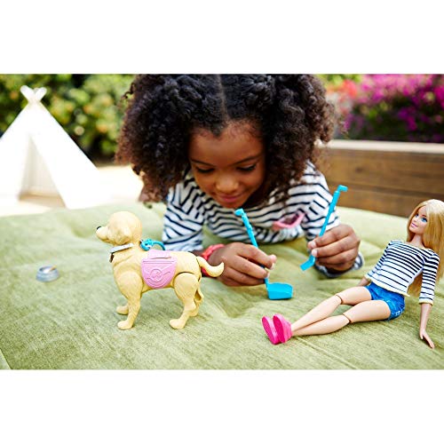 Barbie Walk and Potty Pup with Blonde Doll - Want It All