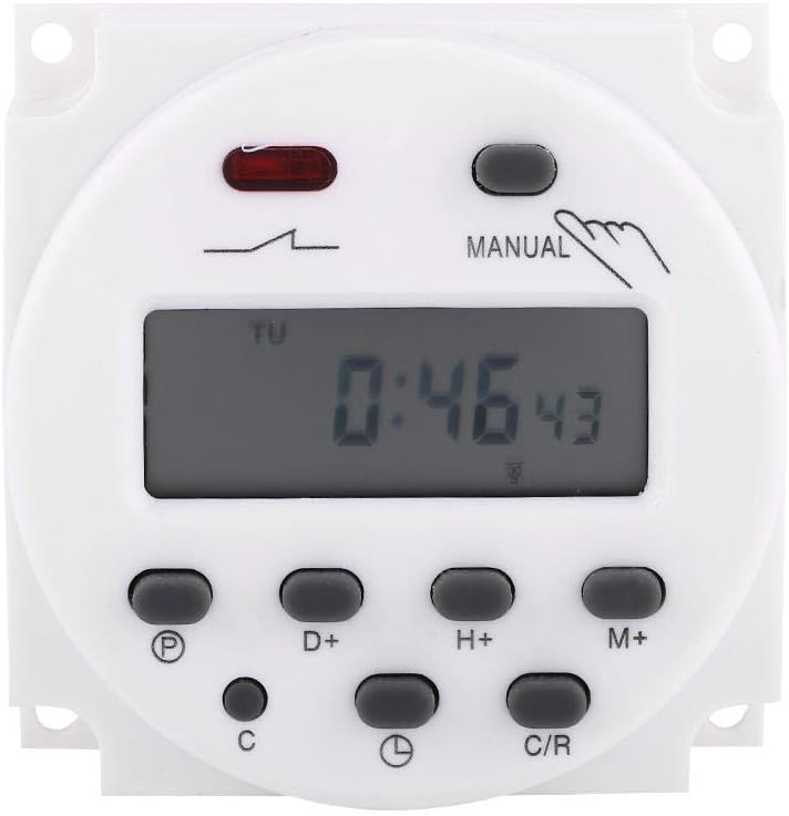 Greenbrook T105-C 7 Day Electronic Socket Box Timer : Amazon.co.uk: DIY ...