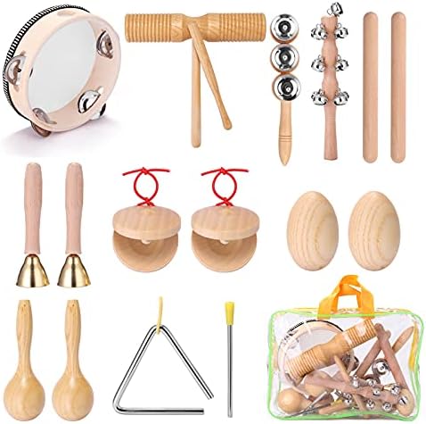 OUNA Percussion Instruments,13pcs Different Children Hand Percussion ...