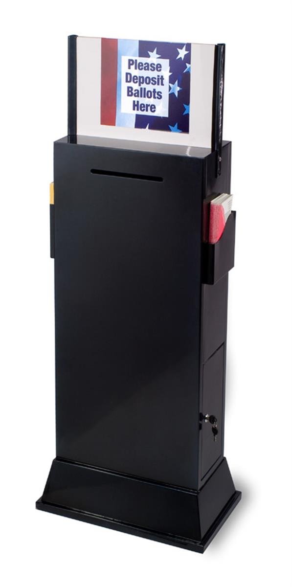 Steel Floor Standing Ballot Box With Acrylic 17 By 11 | Desertcart Brunei