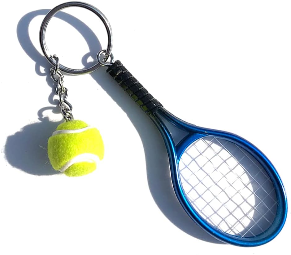Sports Keychain Key Ring Cute Sport Charm Tennis Ball Key Chain Car Bag ...