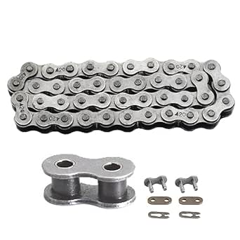 Amazon.com: Tupo Chain (420 Series) 42 Links + Extension + Master Link ...