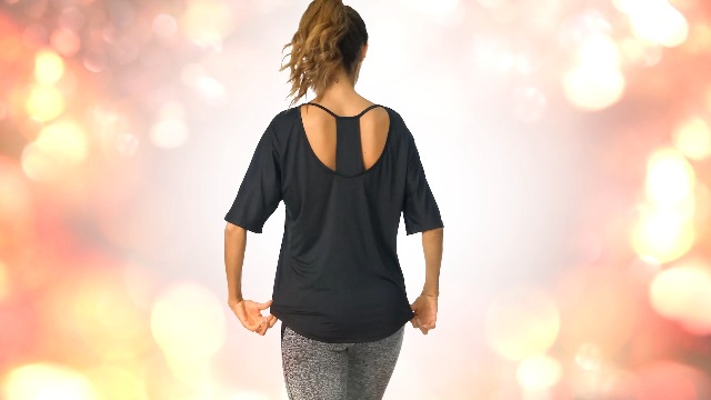 Watch women sexy open back workout top on Amazon Live