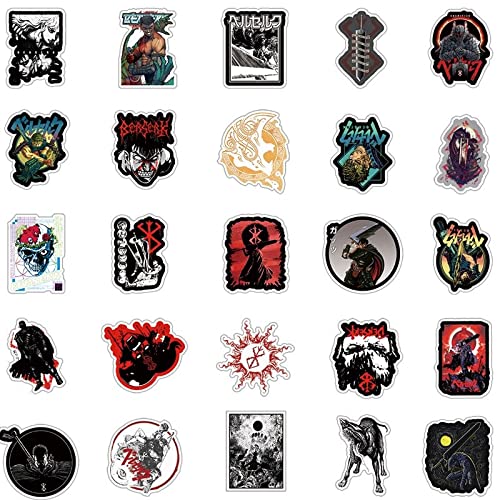 Buy Berserk Stickers | 50PCS Cartoon Anime Berserk Mix Graffiti ...