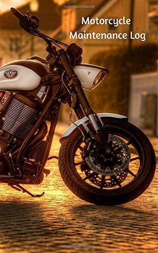 Buy Motorcycle Maintenance Log - 100 pages - B & W interior - Glossy ...