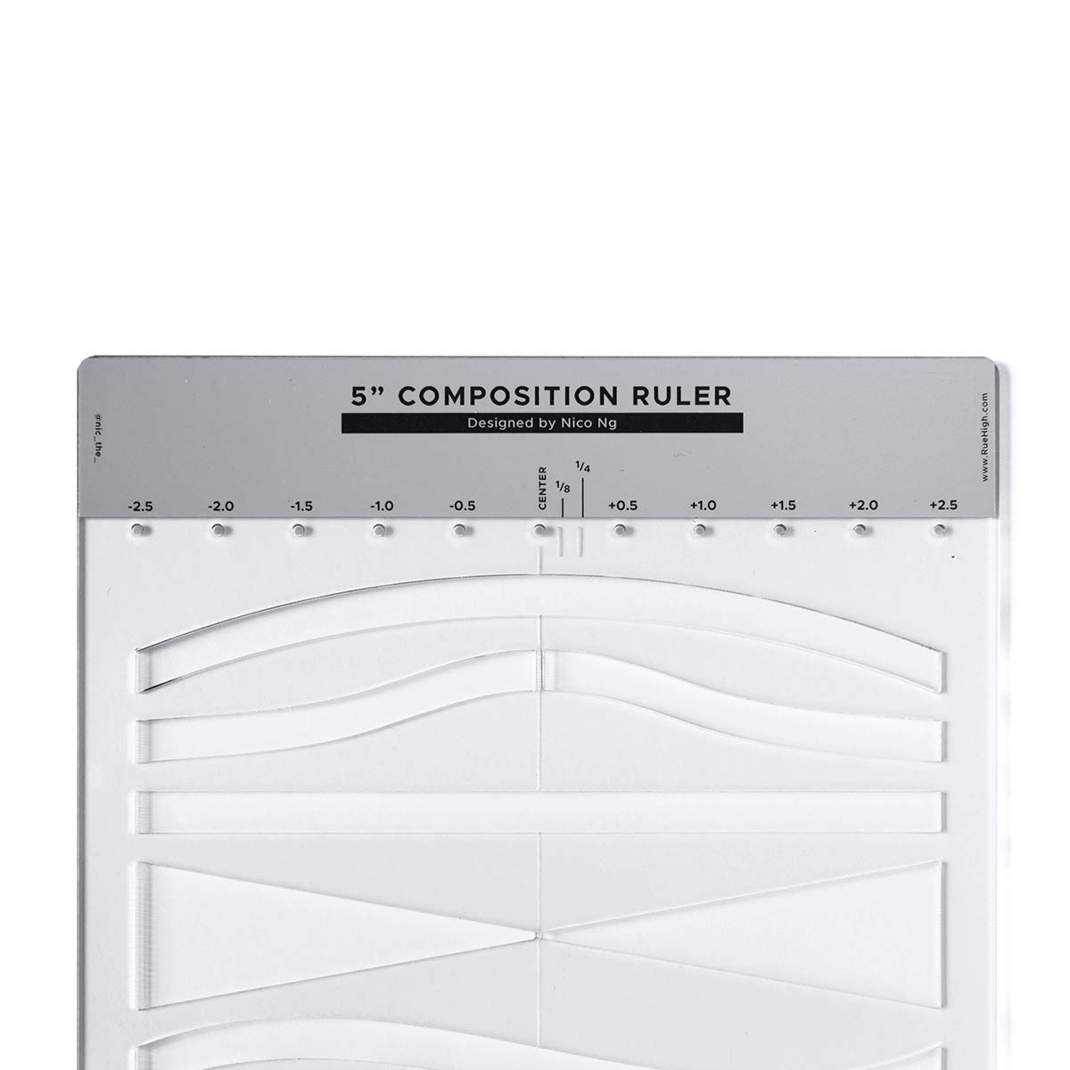 Buy Rue High 5-inch Composition Ruler by Nico Ng | Lettering ...